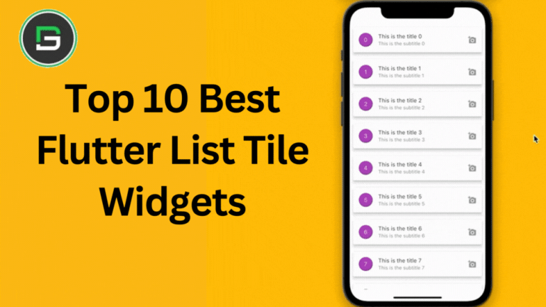 Top 10 Best Flutter Avatar Widgets | Getwidget